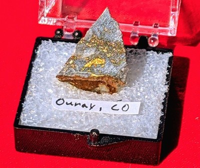 Rich Gold & Silver Ore Specimen from Ouray Colorado – White Quartz ...
