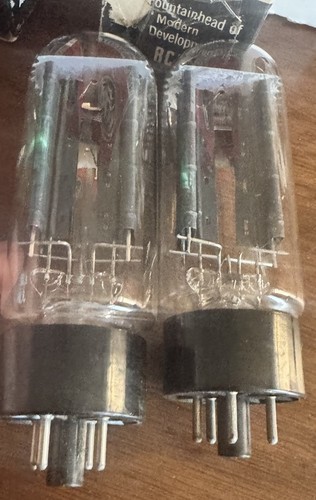 NOS 5U4 Matched Pair 5U4GB black plates Audio Rectifier Tubes | eBay