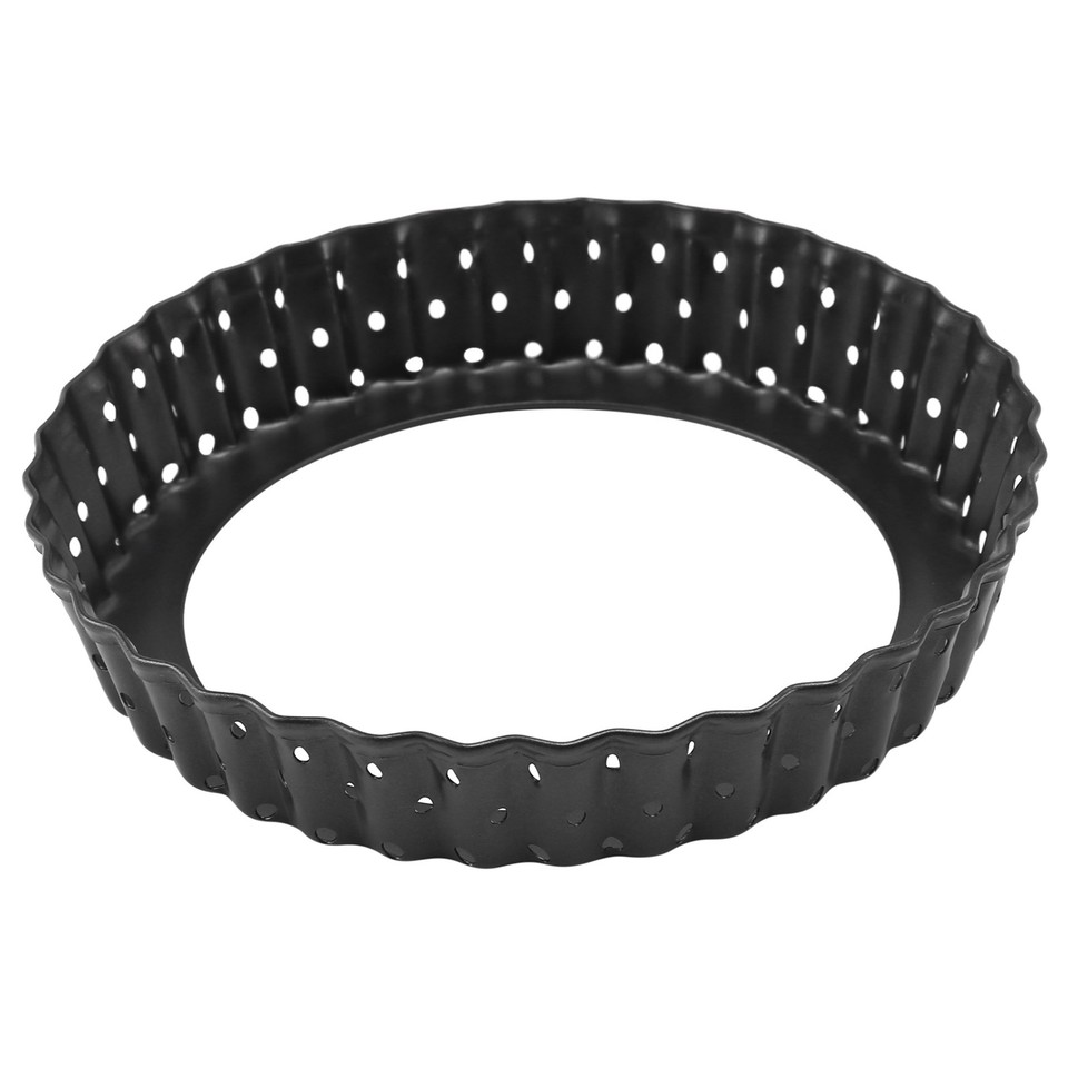 4 Pack Quiche Tart Pfanne, 5 Runde Perforierte Pizza Backen Form ...