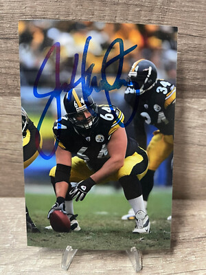 Jeff Hartings Pittsburgh Steelers Hand Signed 4x6 Photo TC46-5302 | eBay