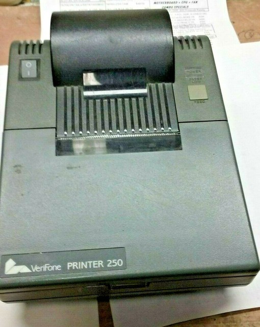 Verifone 250 Credit Card Machine Receipt Printer for sale online | eBay