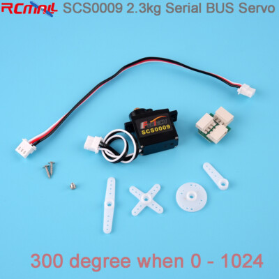 Feetech SCS0009 2.3kg Serial BUS Servo Motor 300 Degree for RC Robot ...