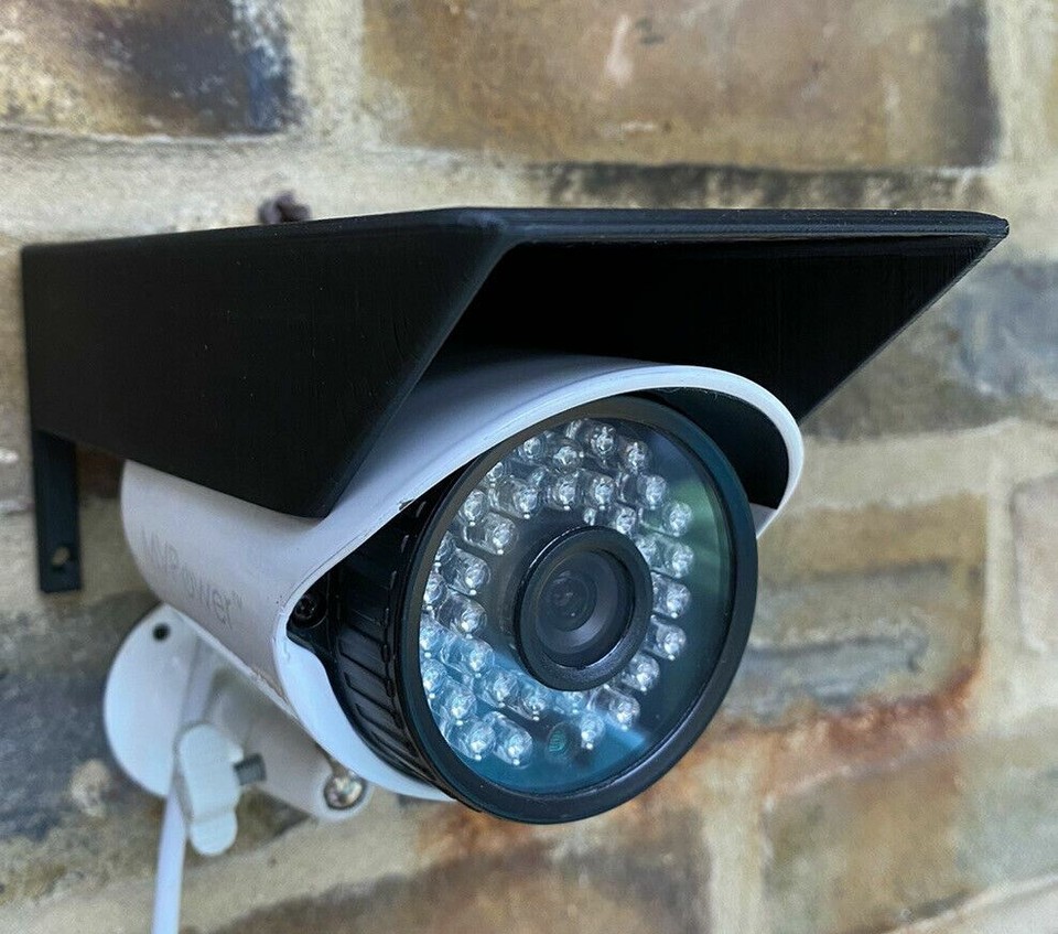 Security CCTV Camera Rain Cover Housing Sun Shade Anti Glare Arlo Blink ...