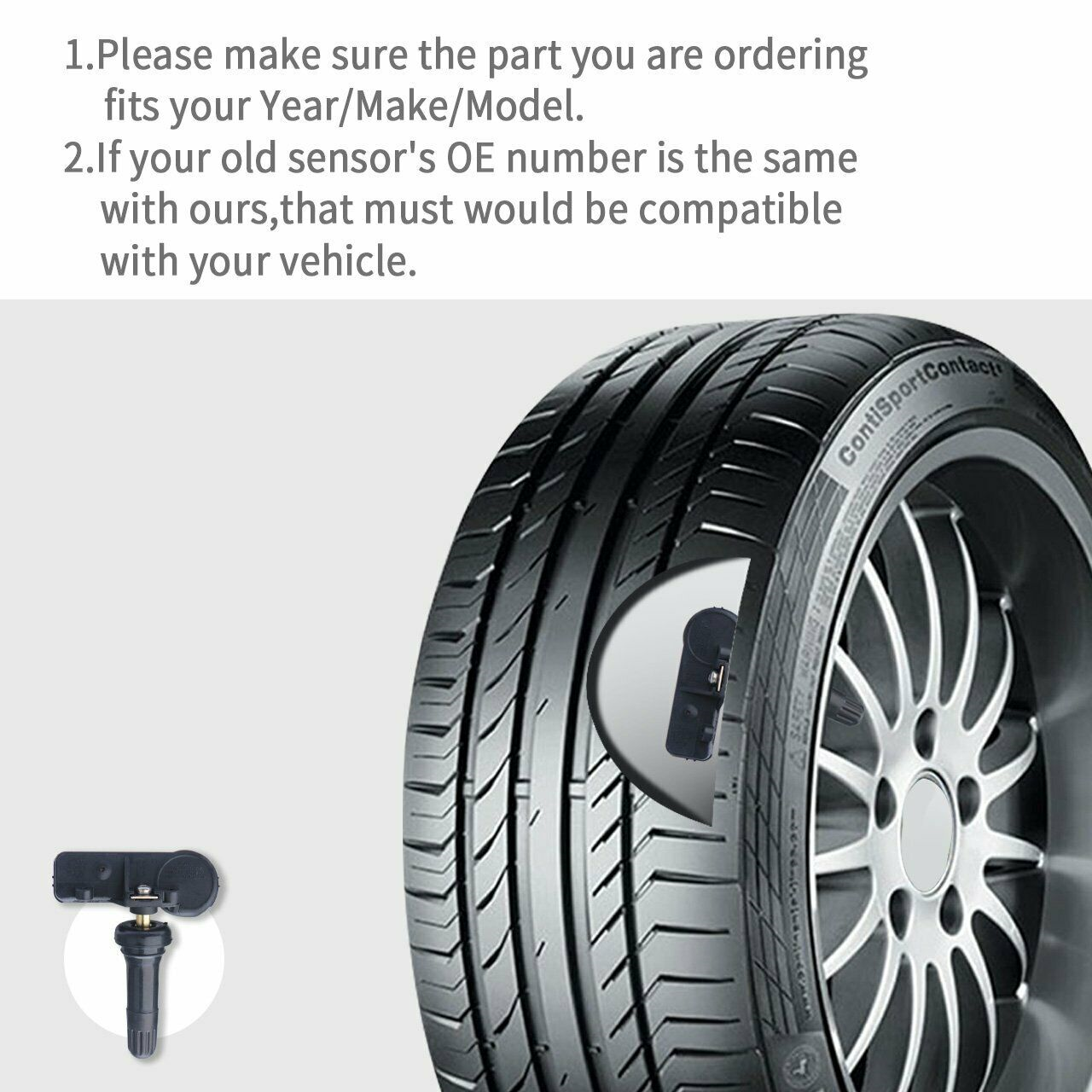 4pcs TPMS 13586335 13598771 Tire Pressure Monitoring Sensors For Chevy ...