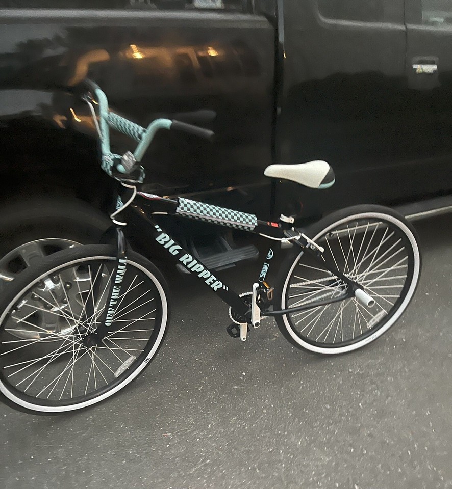 2022 SE BIKES VANS BIG RIPPER BLACK USED 29" BMX LIMITED EDITION | eBay