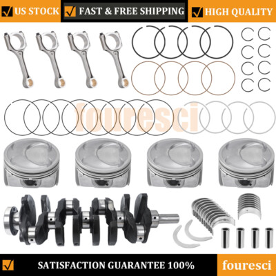 Engine Crank shaft Kits Rod Piston Bearing For Hyundai Sonata Kia ...