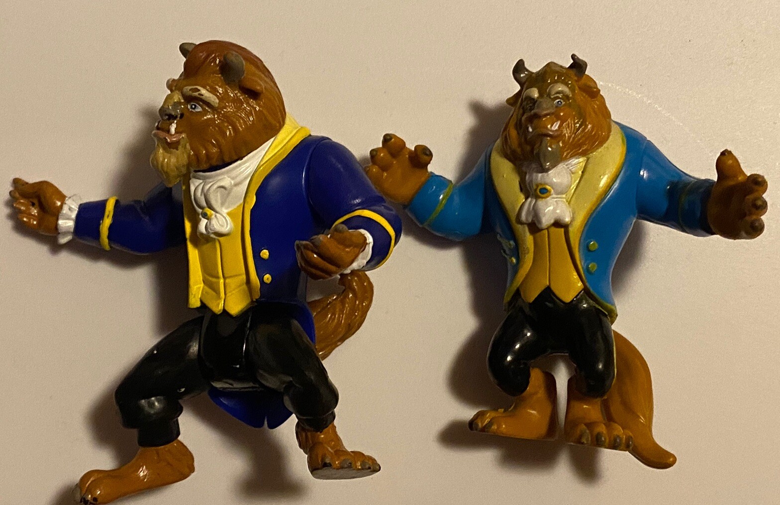 Vintage Disney Beast Action figures PVC and Burger King Beast Figure ...