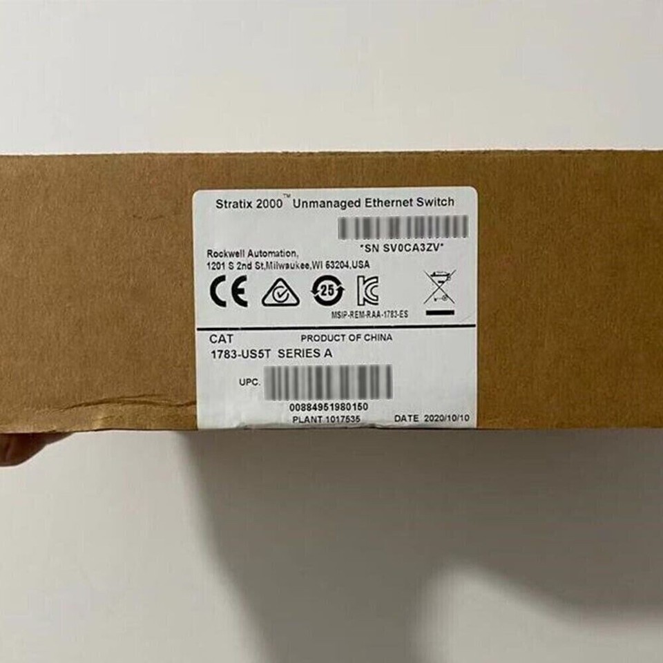 Allen-Bradley 1783-US5T SER A Stratix 2000 Ethernet Switch 5 Pt ...
