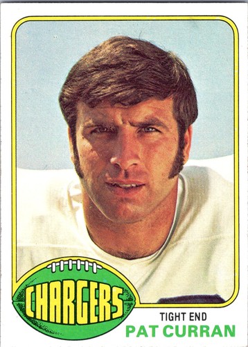 1976 Topps Pat Curran #337 San Diego Chargers Football Card | eBay