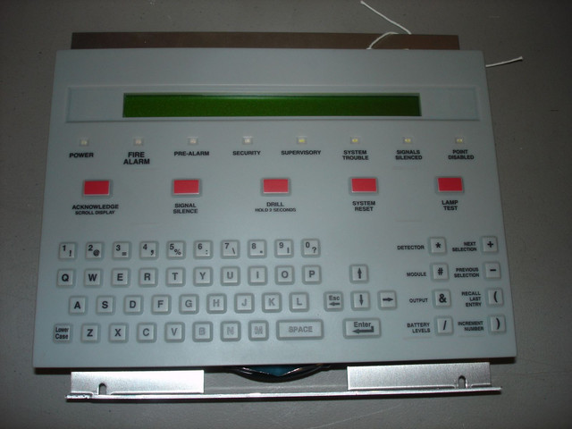 Honeywell NOTIFIER Kdm-2 Keypad for Nfs-640 Fire Alarm Panel for sale ...