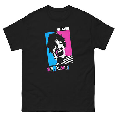 Sims skateboards screamer screaming man skateboarding t shirt design | eBay