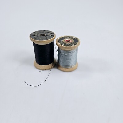 American Thread Company Star Mercerized Wood Spool With Partial Thread ...