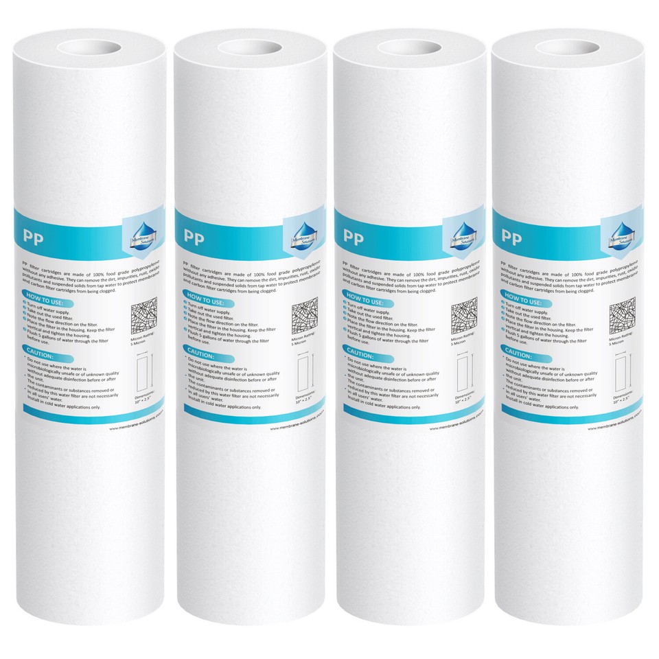 1-50 PACK Sediment Water Filter Whole House RO Replacement - 25 Micron ...