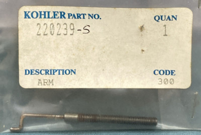 NEW GENUINE KOHLER 220239-S GOVERNOR CONTROL ARM | eBay