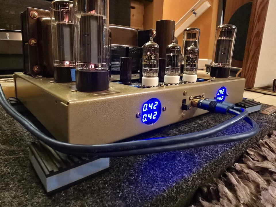 Dynaco ST-70 Tube Amplifier-Mullard Tubes Bias Meters Custom Paint ...