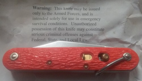 US Military Airborne Pilot Camillus Parachute Cord Cutter Knife | eBay