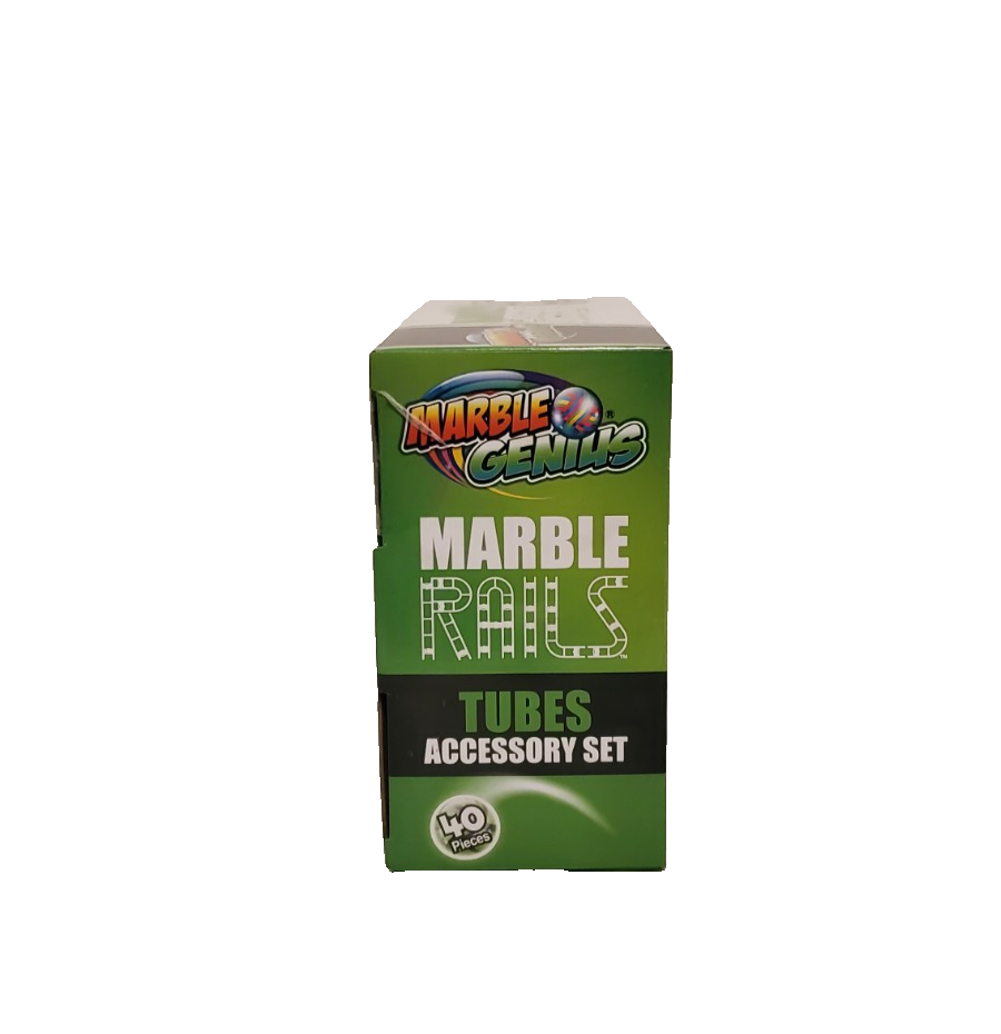 Marble Rails Tubes Set: 40 Piece Marble Run Set, Add-On for Marble ...