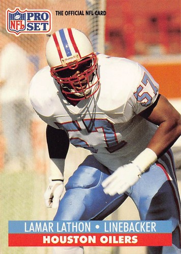 Lamar Lathon 1991 Pro Set 519 Houston Oilers Football Card | eBay