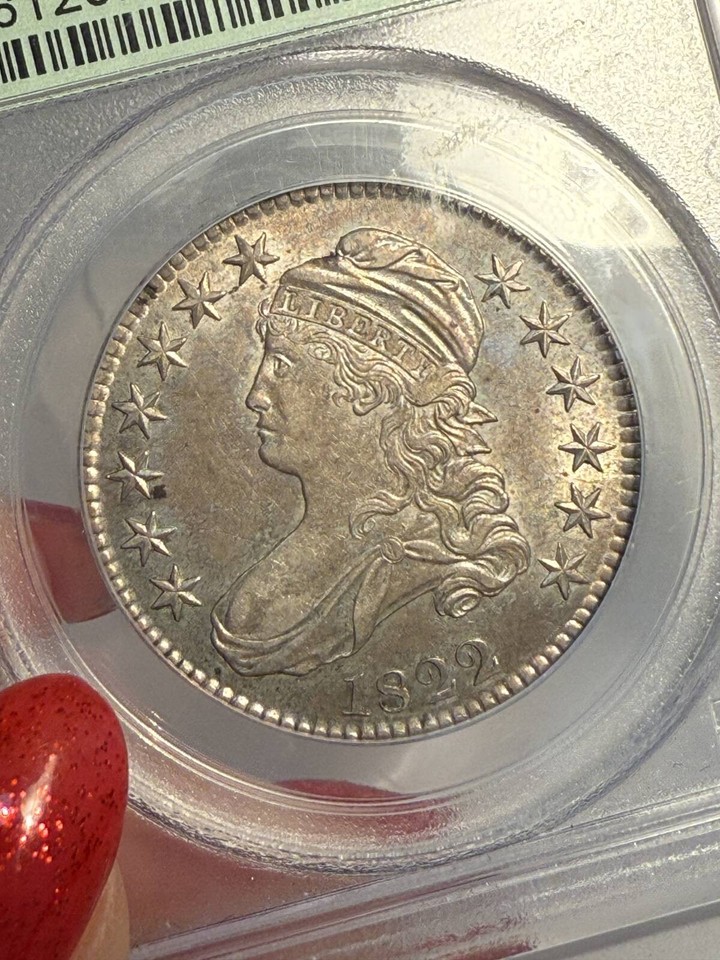 1822 P Capped Bust Half Dollars PCGS AU-50 | eBay