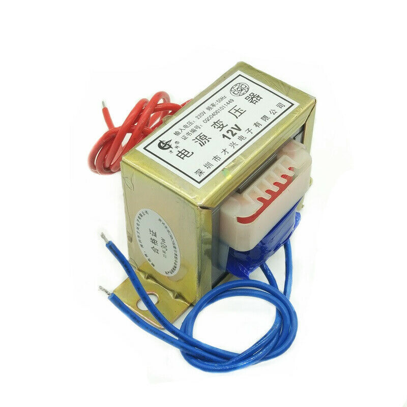 1W-300W EI Core MINI Power Transformer 220V AC TO 12V AC Converter ...