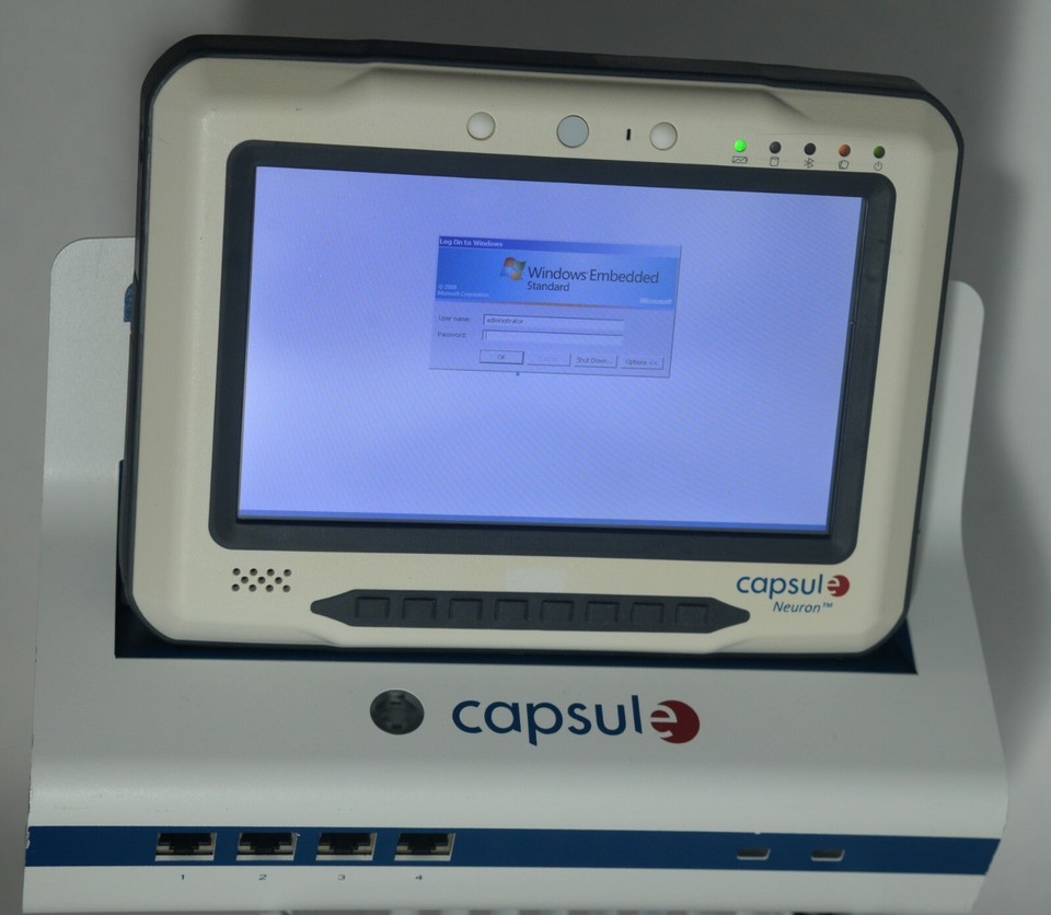 Capsule Tech Neuron #DC-NU-UMPC Patient Monitor with Docking Station | eBay