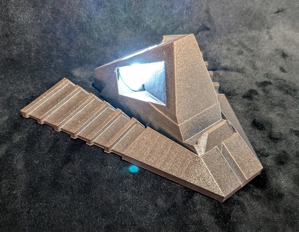 Stargate - SGU - 210mm Gate Chevron with illuminating stand | eBay