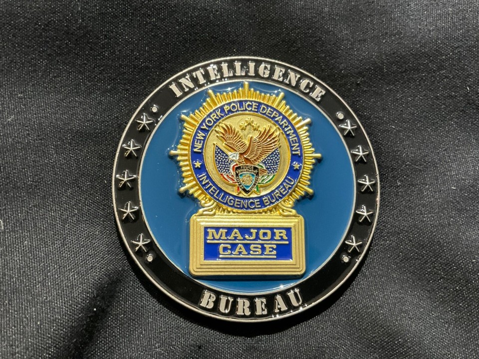 NYPD ghost busters gun team intel bureau major case Challenge Coin | eBay