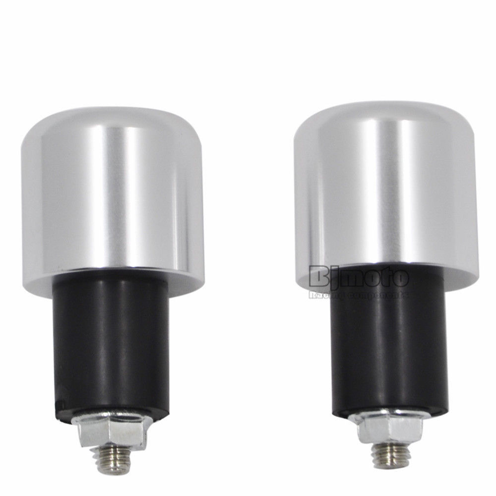 2x 7/8″ 22mm Universal Motorcycle Handle Bar End Grips Handlebar End ...