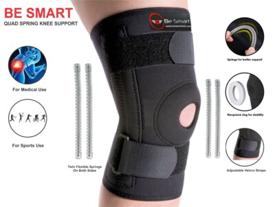 BeSmart Neoprene Spring Therapy Knee Brace Patella Support Stabilizing ...
