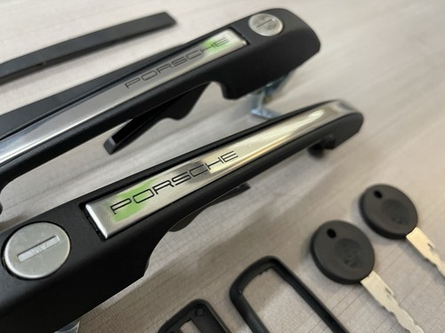 VW Mk1 Rabbit Cabriolet Jetta Porsche Style engraved Door Handles Left ...