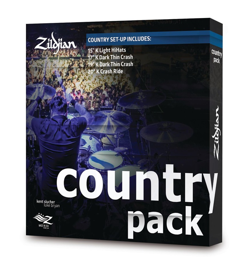 Zildjian K Country Cymbal Pack - 15/17/19/20 - K0801C - 642388316788 ...