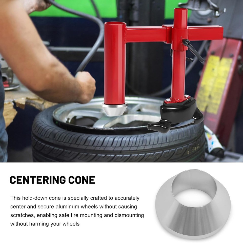 Manual Tire Changer Duck Head Adapter Kit w/ Centering Cone Fit for 4 ...