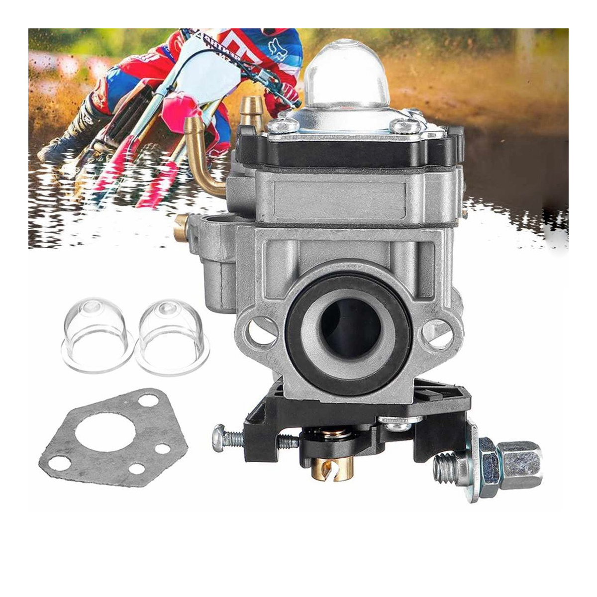 Motorcycle Carburetor 11mm 2 Stroke Carburettor for 43Cc 47Cc 49Cc 50C ...