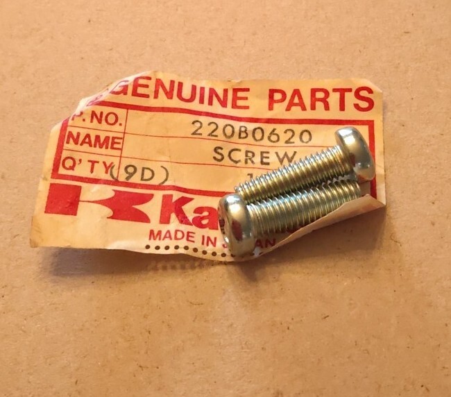 (2) NOS Kawasaki OEM Screws 6X20 A1 A7 G1 KD125 KZ1000 220B0620 | eBay