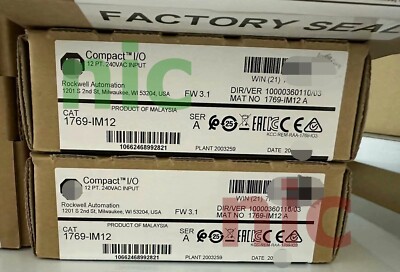 1769-IM12 CompactLogix 12 Pt 240VAC D/I Module | eBay