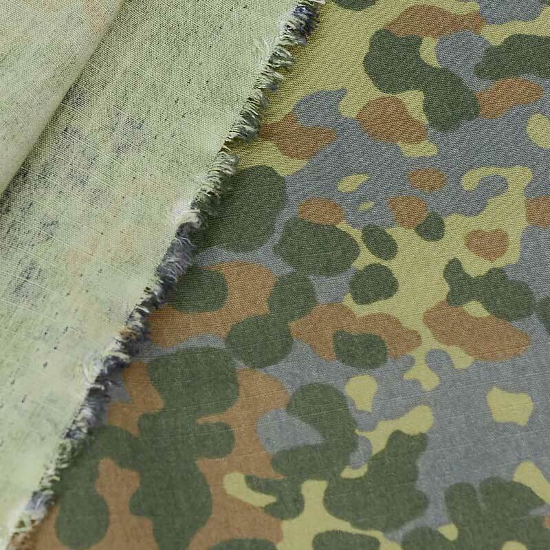 1.5M Width Flecktarn Camo Fabric Army Camouflage Cloth Cotton DIY ...