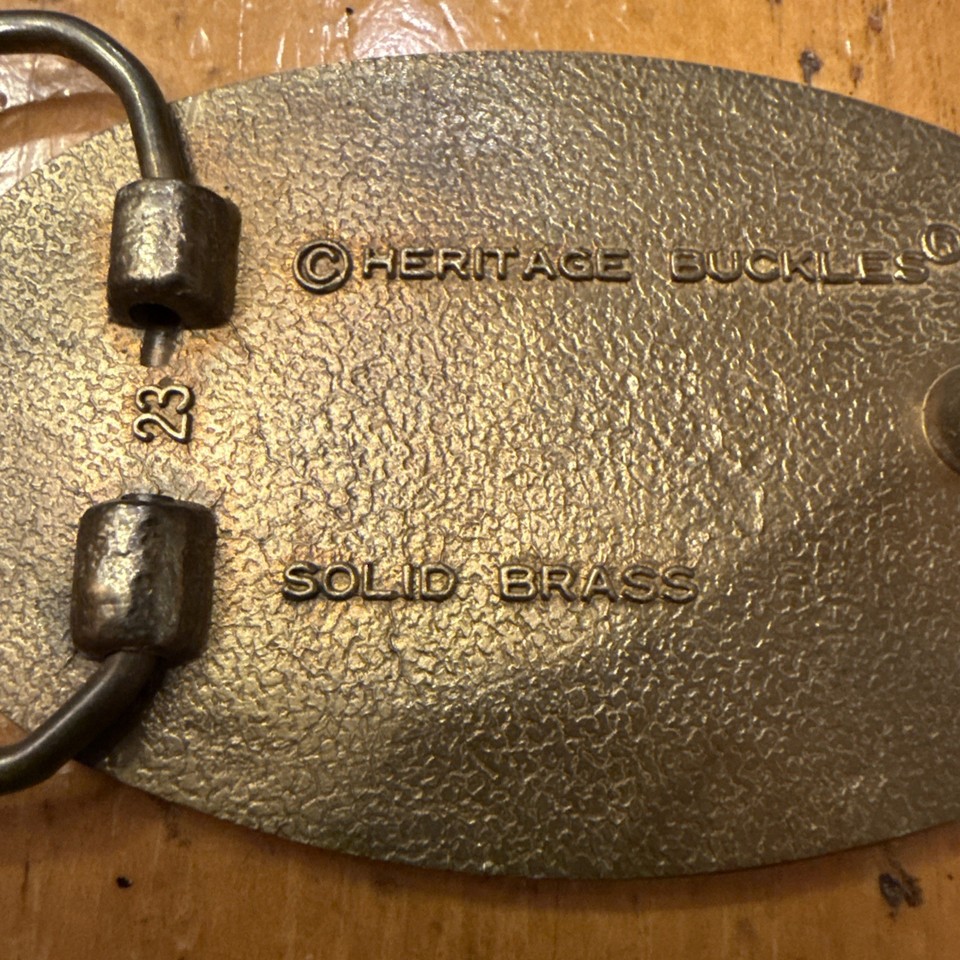 M1 Tank Brass Belt Buckle From Heritage Buckles | eBay