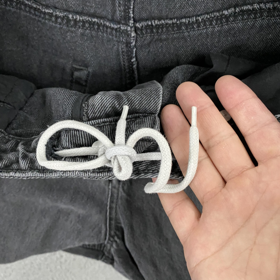 Empyre Jeans Mens 36x27 Black Baggy Loose Fit 90s Skater Denim Y2K ...