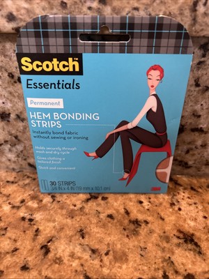 Scotch Essentials Hem Bonding Strips 30 Strips Brand New Sealed | eBay