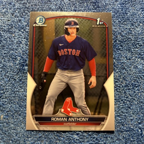 Roman Anthony 2023 1st Bowman Chrome Prospect Rookie Card RC #BCP-71 ...