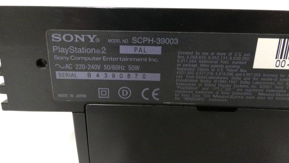 Sony PlayStation 2 PS2 Black Console SCPH-39003 (Hol) | eBay UK