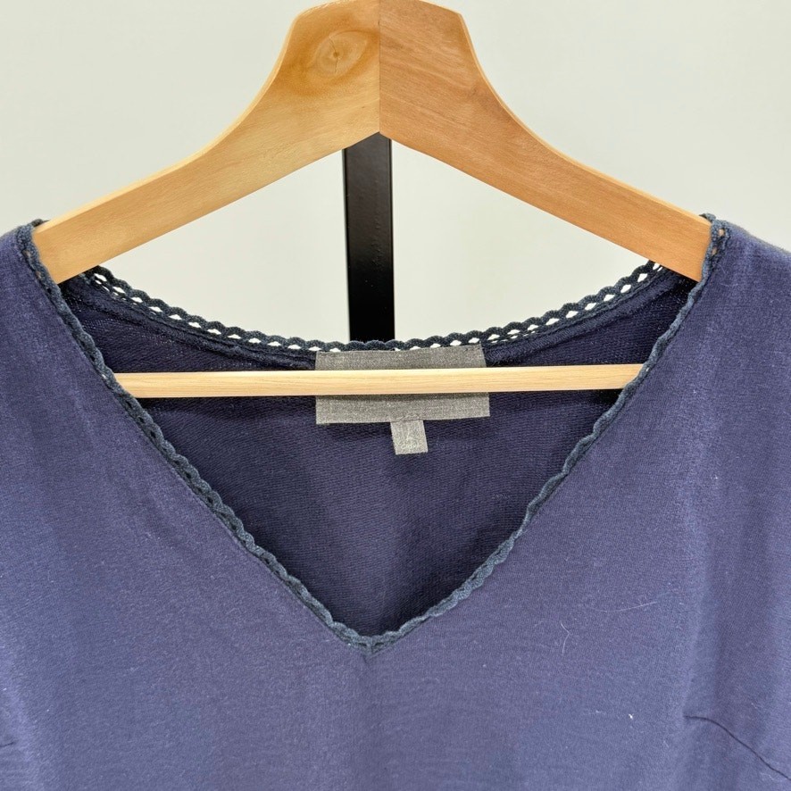 Anthropologie Sunday in Brooklyn Navy L Cover-up Tunic Top Coastal ...