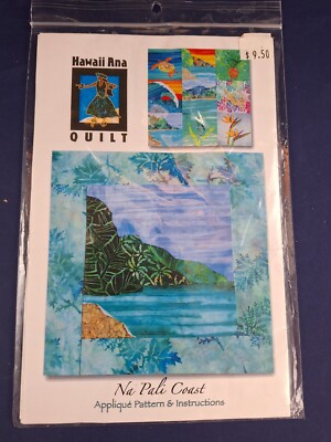 Hawaii Ana Quilt Stitch Chart Pattern Na Pali Coast *1FB | eBay