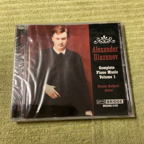 ALEXANDER GLAZUNOV Duane Hulbert-COMPLETE PIANO MUSIC Volume I - CD New ...