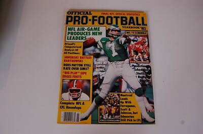 1981 Reliance Publications Pro Football Yearbook - Ron Jaworski Sipe ...