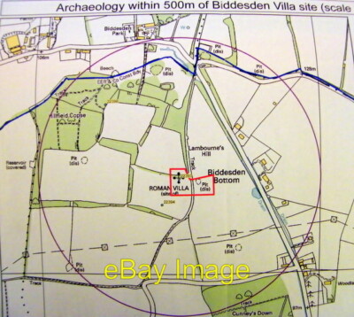 Photo 6x4 Ludgershall Roman Villa Redenham This is the Location of ...