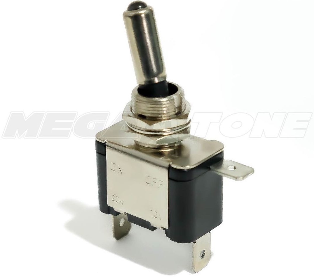 Heavy Duty 20A Toggle Switch SPST On-Off w/BLUE LED - Car/Truck/Boat ...