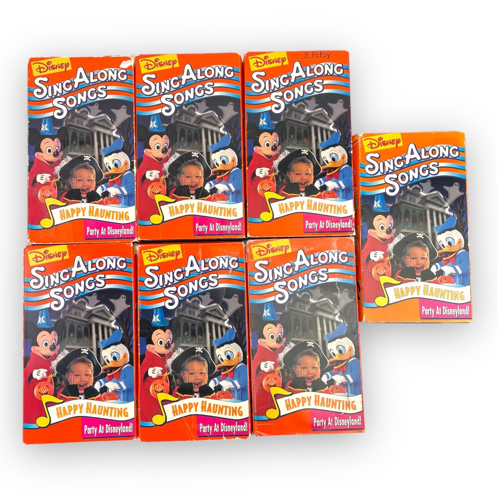 Disney’s Sing Along Songs Happy Haunting Party Disneyland VHS Lot of 7 ...