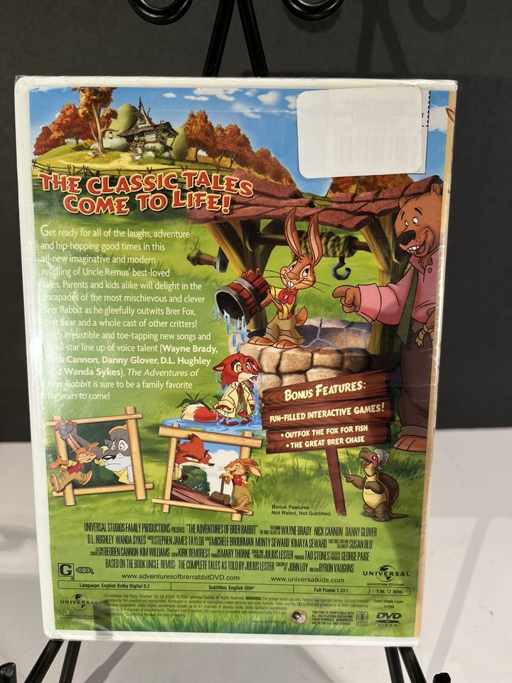 The Adventures of Brer Rabbit (DVD, 2006) NEW SEALED! 25192576027| eBay