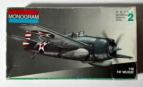 Monogram 5220 1/48 Scale Grumman F4F-3 Wildcat + Medallion Models Resin ...